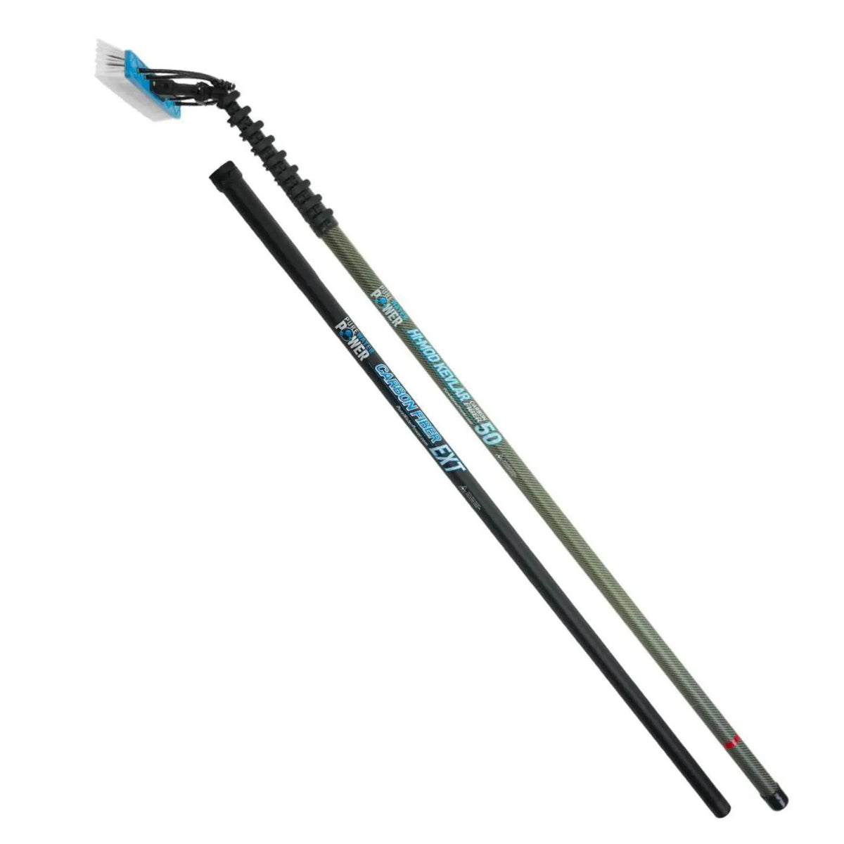Pure Water Power Kevlar Water Fed Pole – 55 ft, 8.3 lbs — US Cleaning Tools